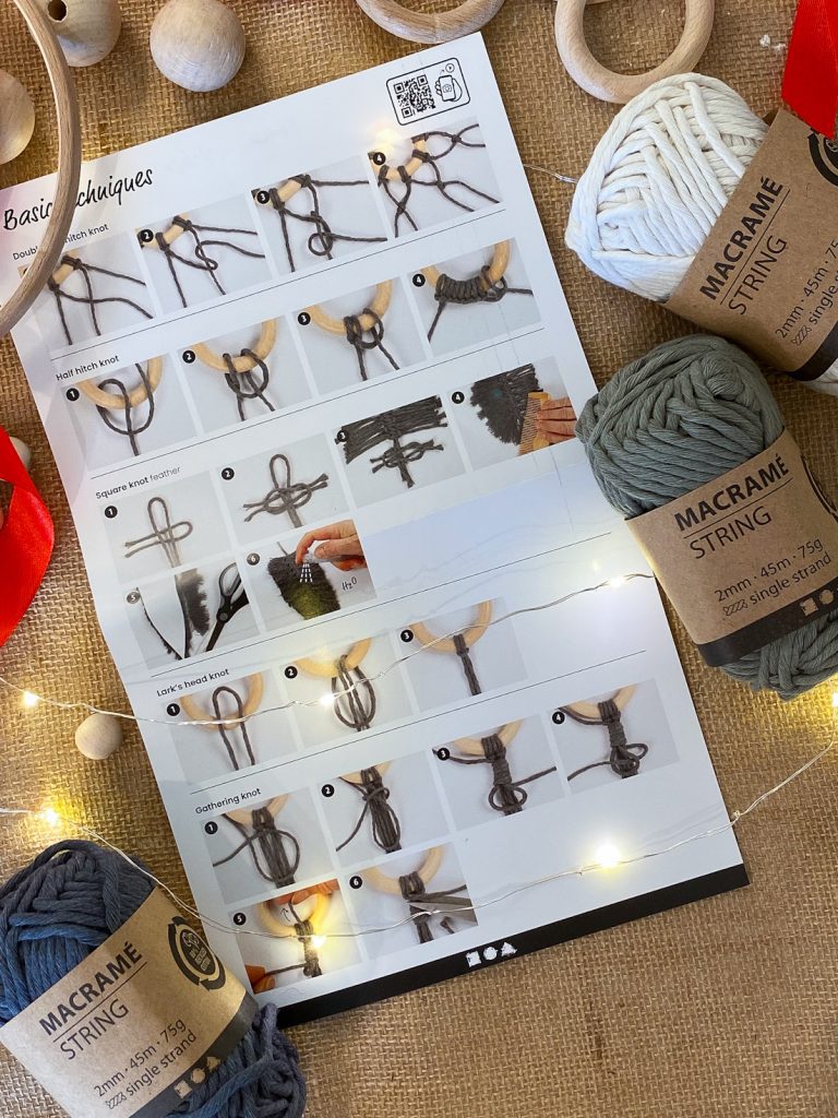 Makrame - Juldrömfångare - Diy Sweden