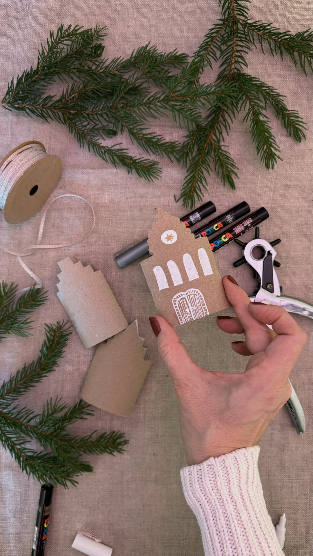 Julpyssel toarullar - Diy Sweden