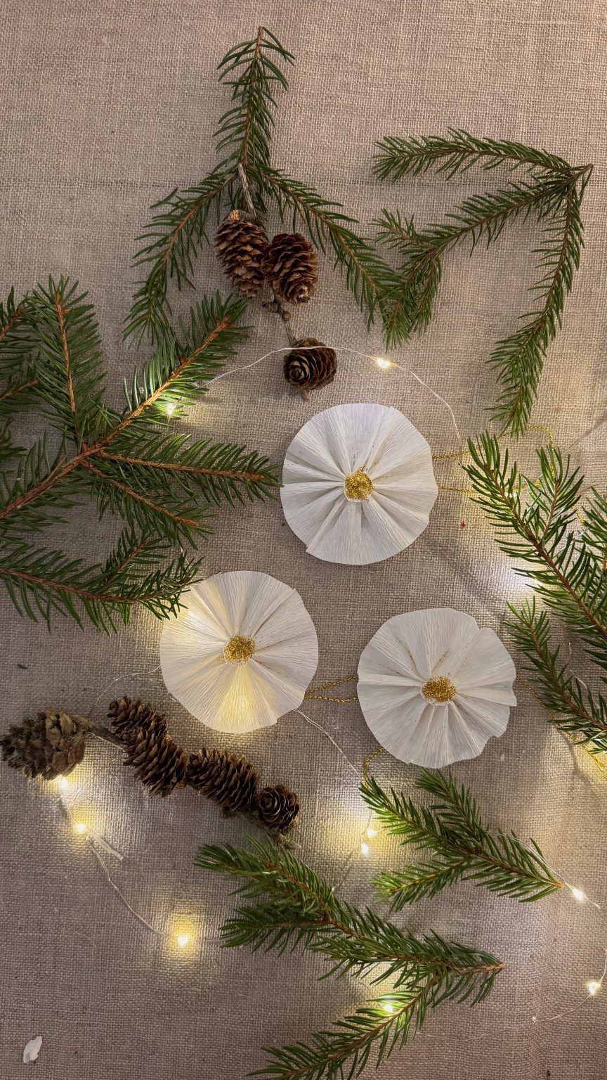 Julpyssel Crepépapper - Diy Sweden